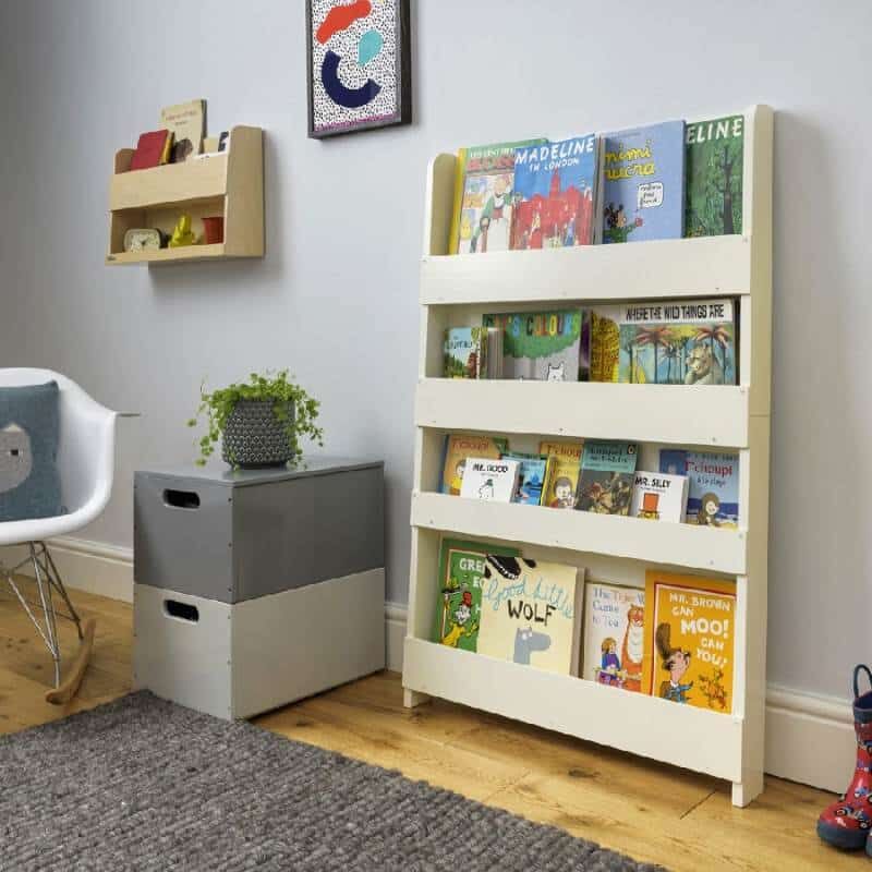 Tidy books alphabet bookcase store